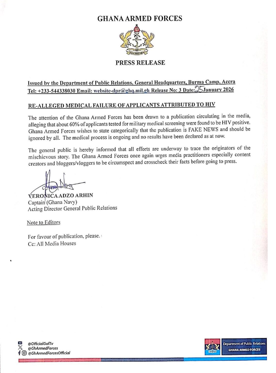 Claims 60% of persons who participated in our recruitment exercise ...