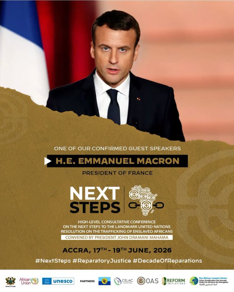 French President Macron to address Accra Reparations Summit – Rainbow ...